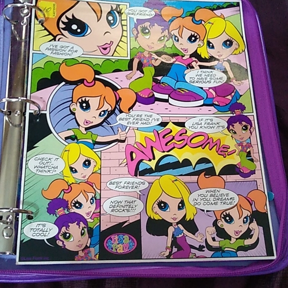 Lisa Frank | Office | Vintage Lisa Frank Angel 3 Ring Binder With 3 ...